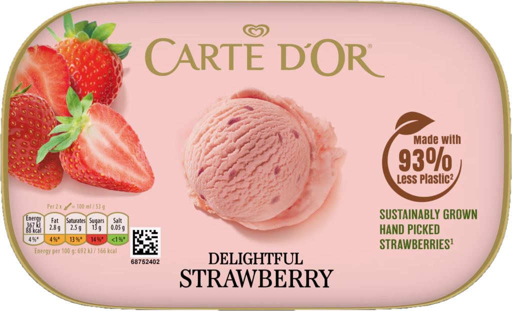 Carte D'or Strawberry Ice Cream · Direct Wholesale Foods
