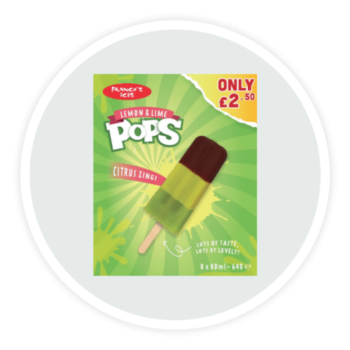 Franco's Lemon & Lime Pops · Direct Wholesale Foods